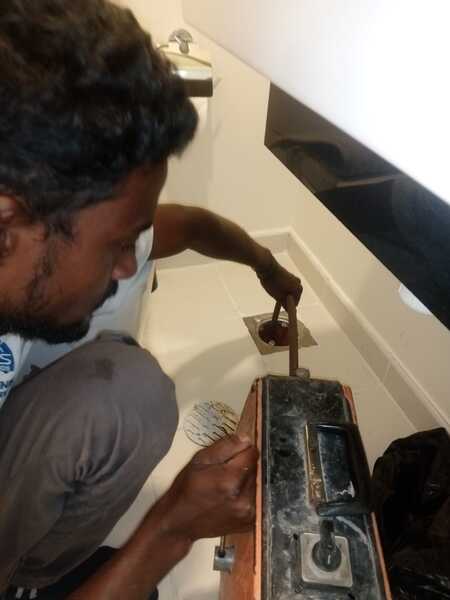 Chemical plus electrical flushing devices – jabal sanine